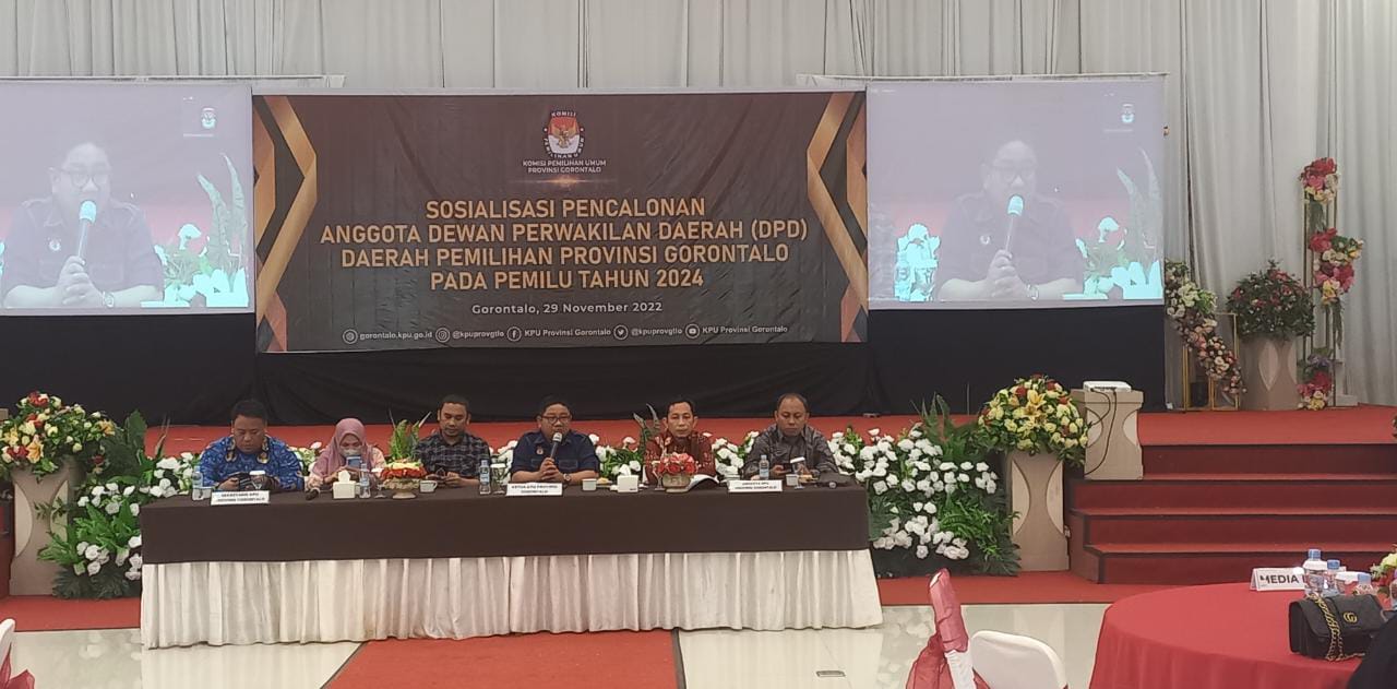 KPU Provinsi Gorontalo Paparkan Syarat & Teknis Pendaftaran Calon Anggota DPD - Newsnesia.id