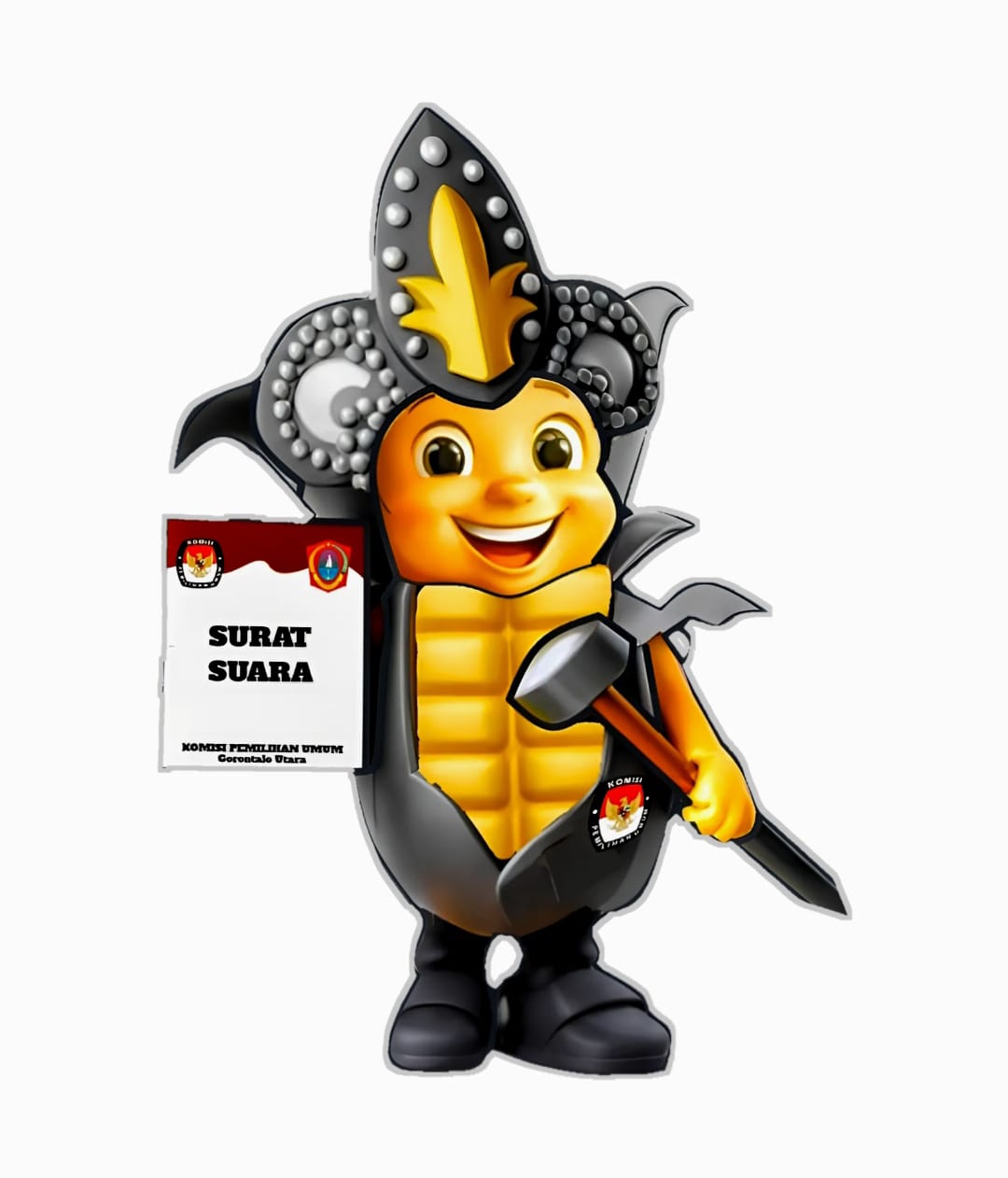 Perkenalkan Te Uti, Maskot Pilkada Kabupaten Gorontalo Utara Tahun 2024 ...