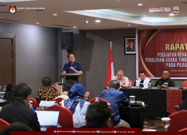 KPU Kota Gorontalo Rakor Persiapan Pleno Terbuka Rekapitulasi Hasil Penghitungan Suara ...