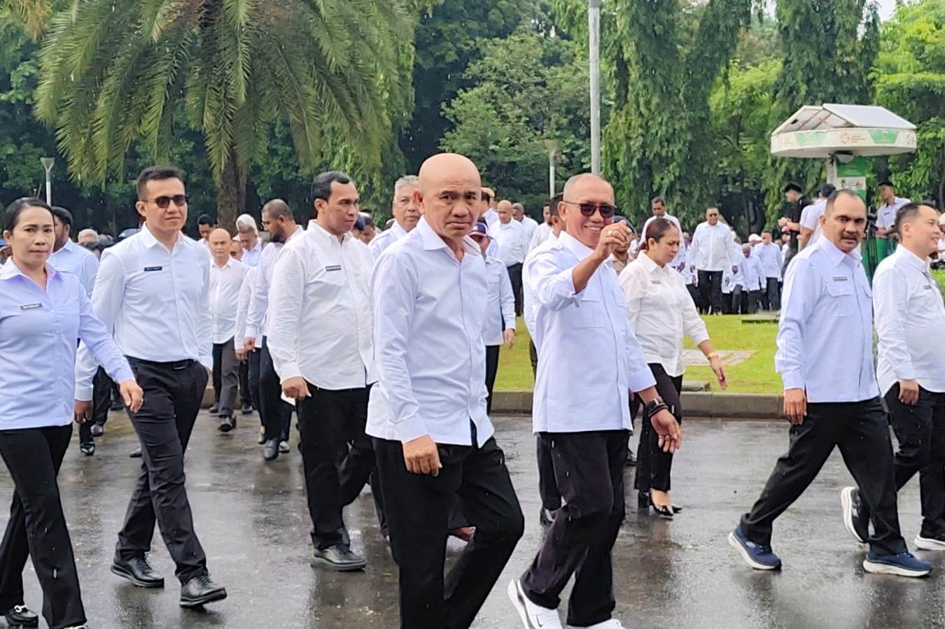Sebelum Dilantik Besok, Saipul Mbuinga dan Iwan Adam Ikuti Gladi Bersih ...