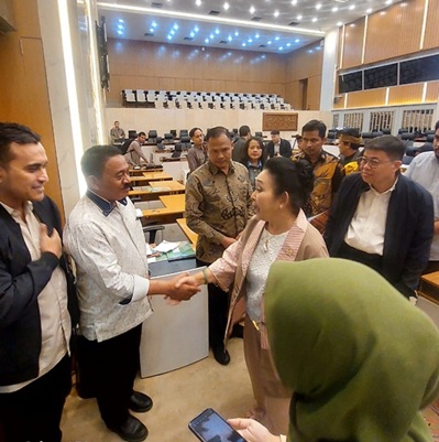 Bupati Rum Pagau Temui Mba Titiek, Kenang Bangunan Ikonik Jembatan Soeharto