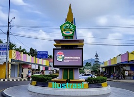 Videotron Menambah Keindahan Pusat Ibu Kota, Bupati Rum Pagau Tinjau ...